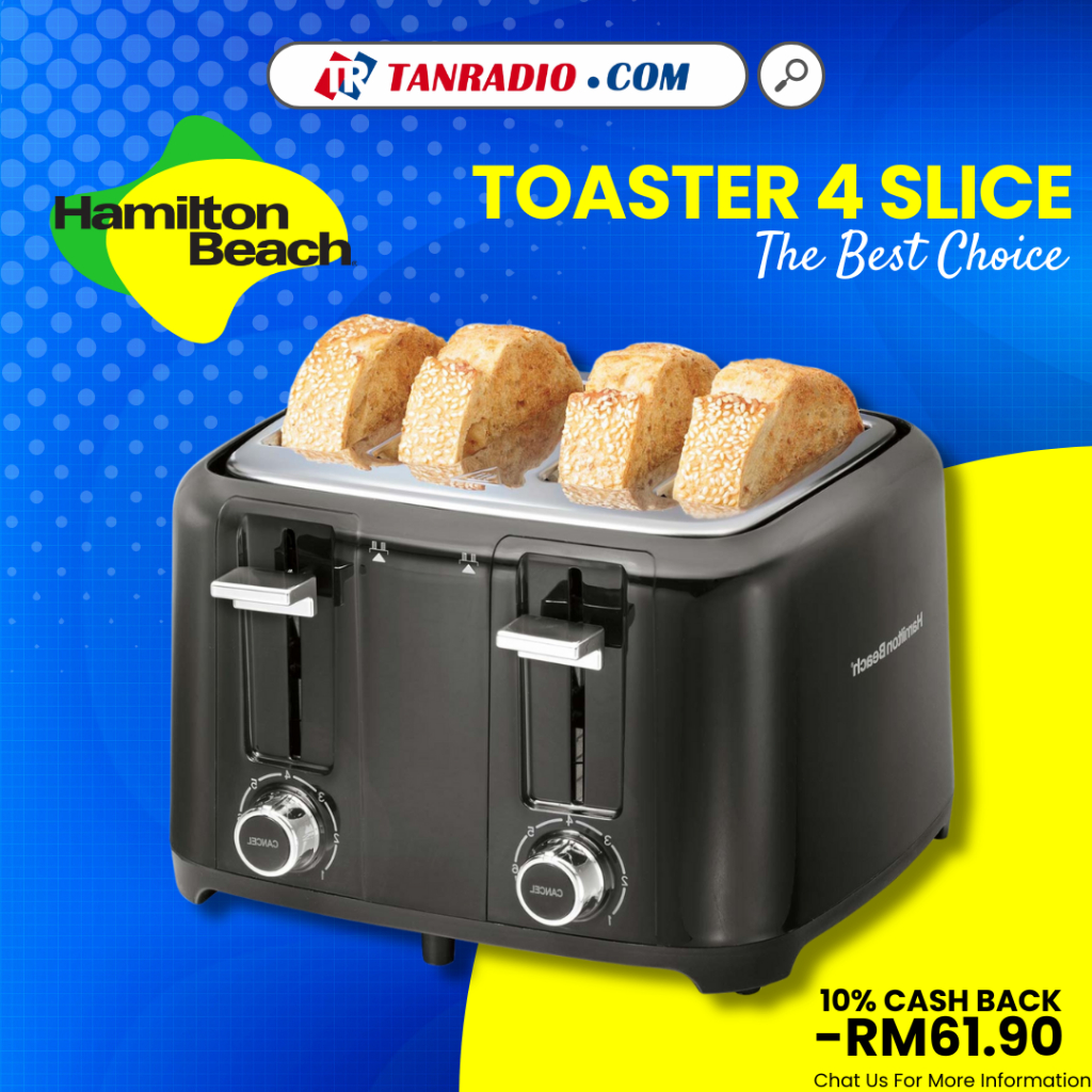 (Free Shipping) Khind Bread Toaster Midori Series With Cover 2 Slices ...