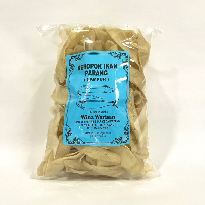 KEROPOK KEPING IKAN PARANG ORIGINAL WINA WARISAN TERENGGANU (EXTRA ...