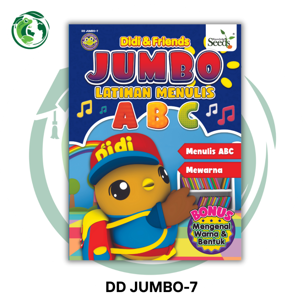TOAD BOOK : DIDI & FRIENDS JUMBO LATIHAN MENULIS ABC (DD JUMBO-7 ...