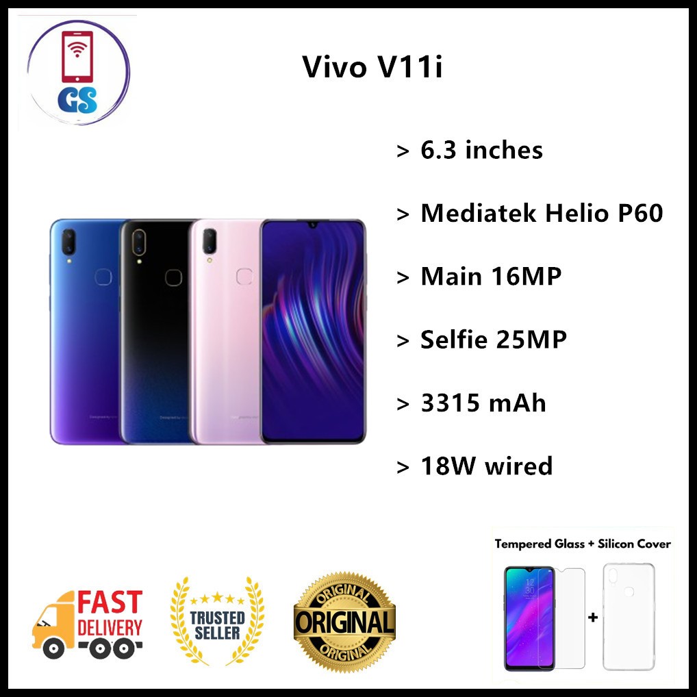 Vivo V11i - 8GB RAM + 256GB ROM 6.3 Inches 16MP LTE - Original ...