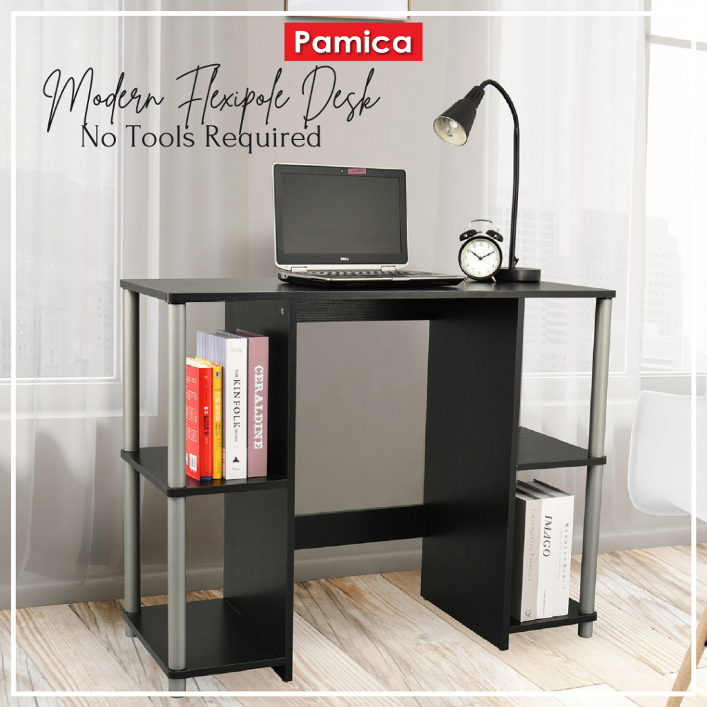 PAMICA Flexipole Modern Basic Table Corner Desk Table Meja belajar ...