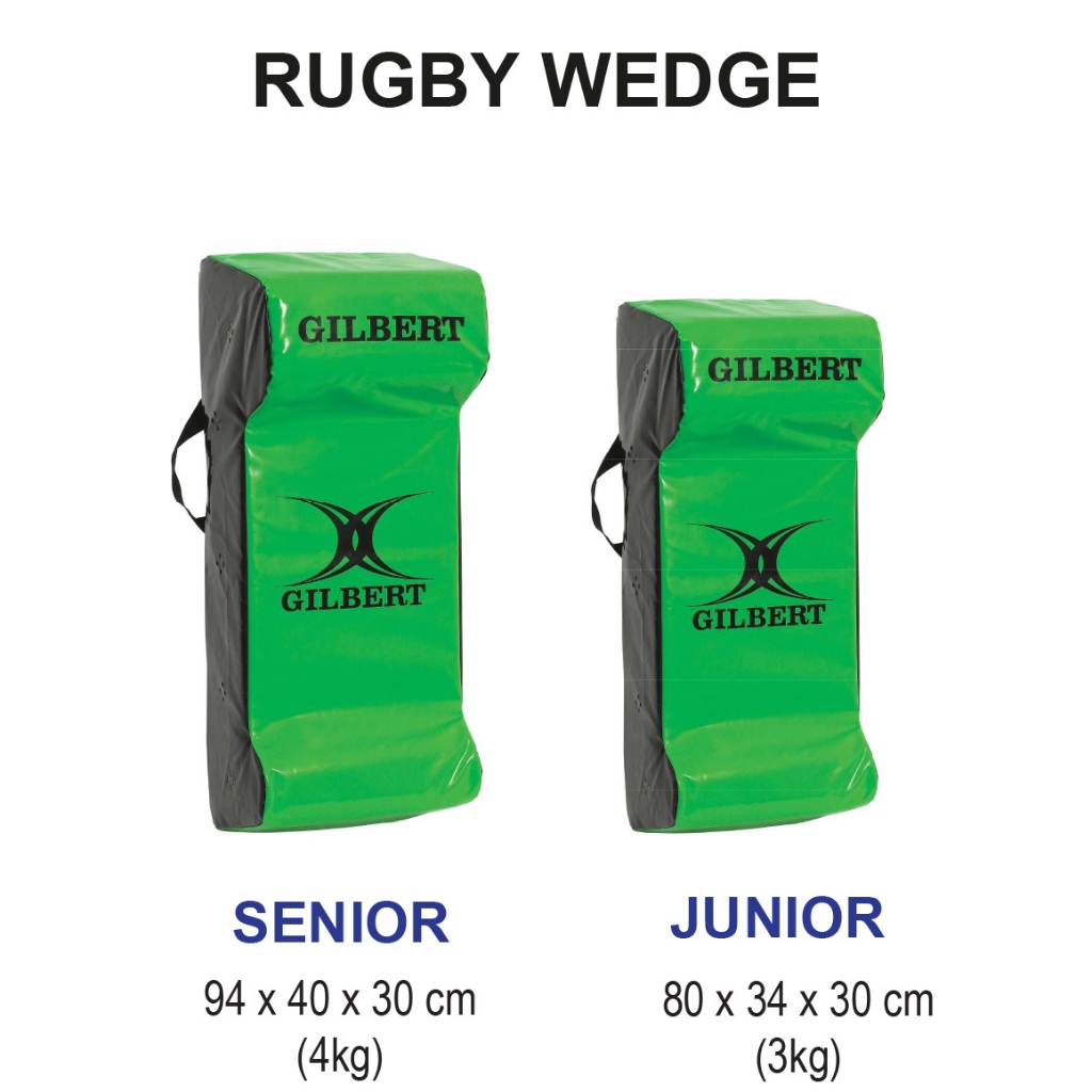 GILBERT / TRIDENT WEDGE BAG TACKLE BAG RUGBY FOR SENIOR & JUNIOR ...