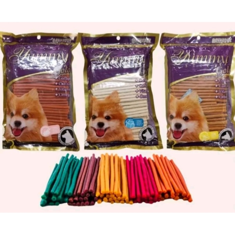 Bankaduk Yummy Stick Gold Dog Snacks (1kg) | Shopee Malaysia