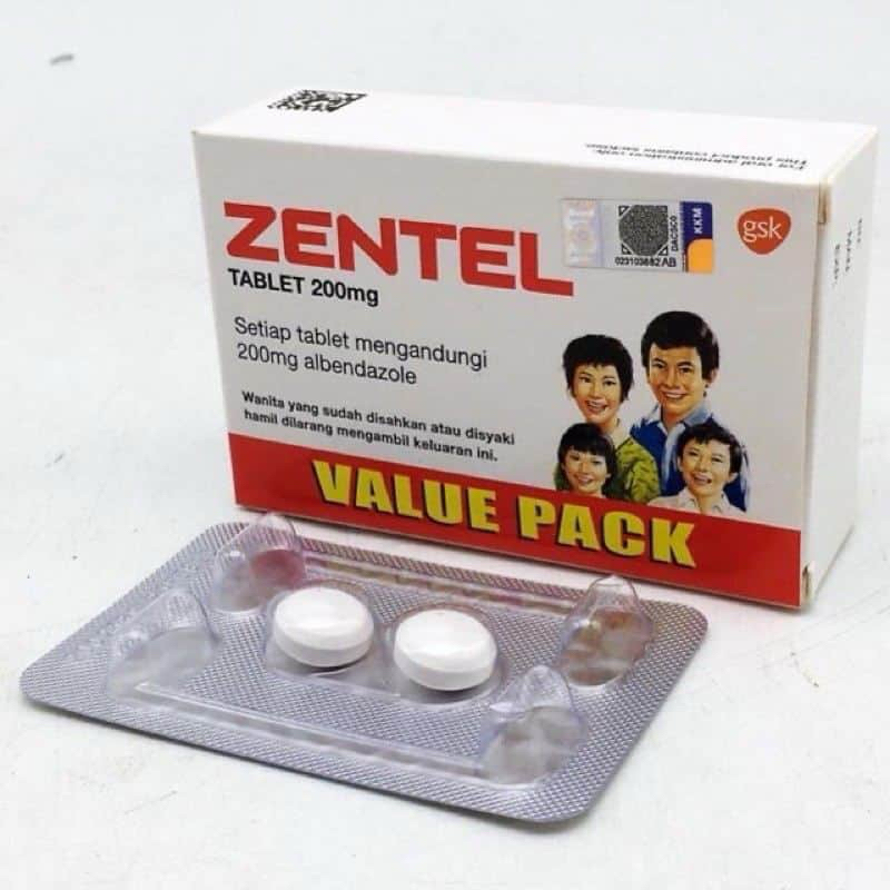 Zentel Deworming Tablets 2 strips x200g | Shopee Malaysia