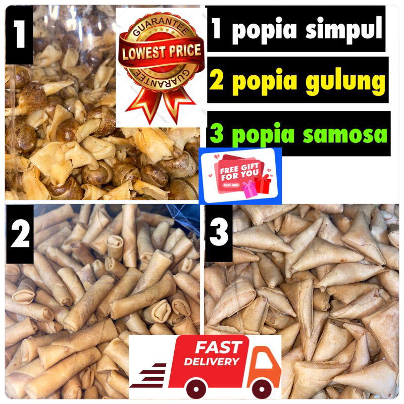 Popia gulung popia simpul popia samosa (ziplock) | Shopee Malaysia