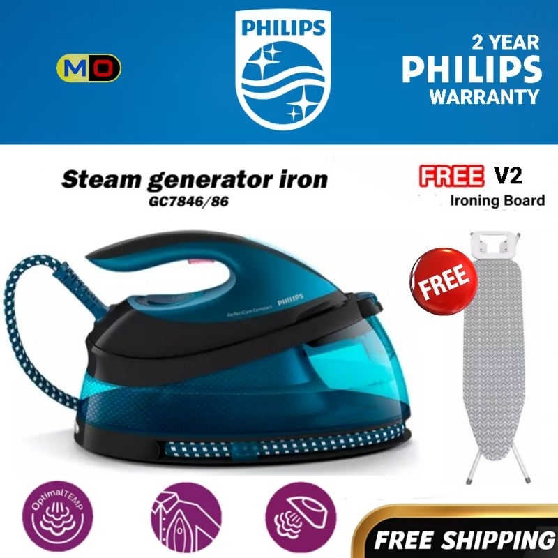 New ! Philips GC7846 Steam Generator Iron Saterika Penjana Wap FREE ...