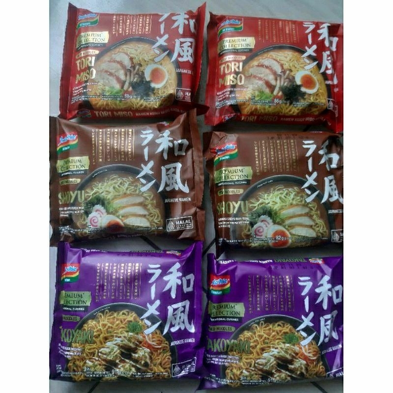 INDOMIE - Japanese Ramen Series - Premium Collection | Shopee Malaysia