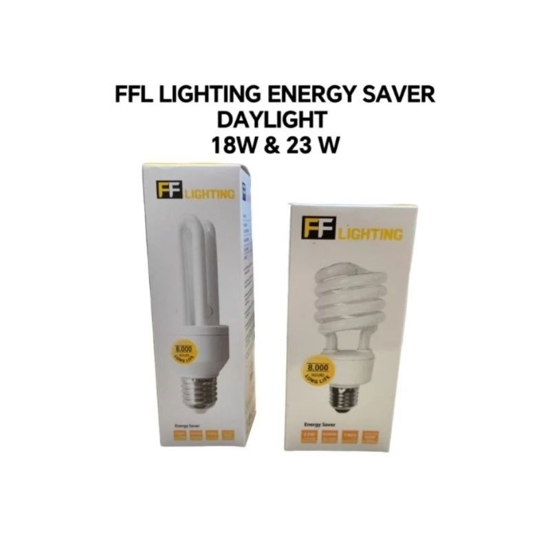 FF Lighting Energy Saver 18w / 23w (1pcs) | Shopee Malaysia
