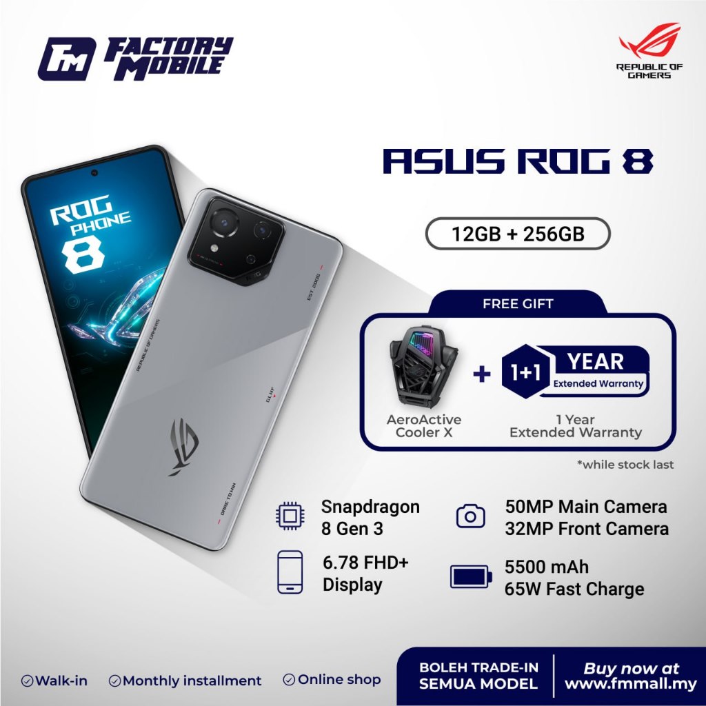 ASUS ROG 8 (NEW) 2 year WARRANTY | Shopee Malaysia