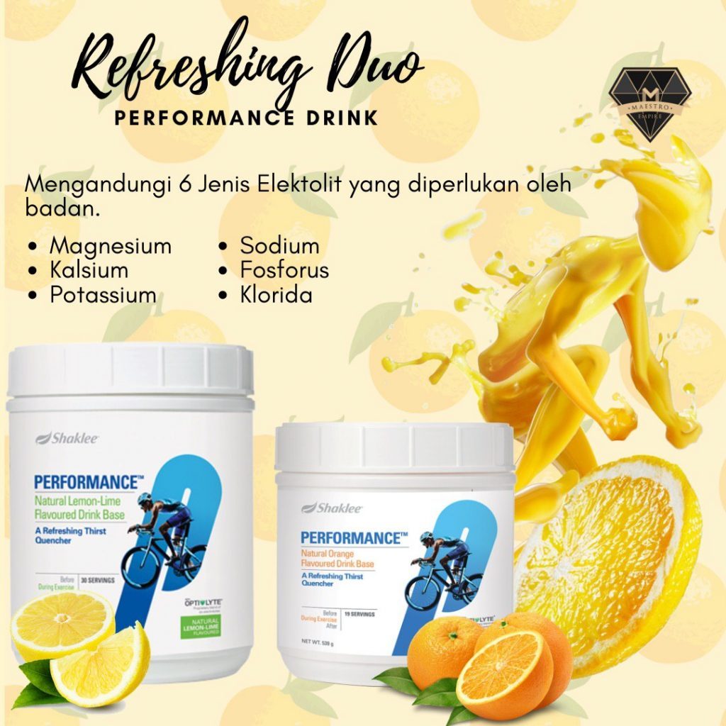 Shaklee Shak Lee Performance® - Natural Lemon-Lime Flavoured DrinkBase ...