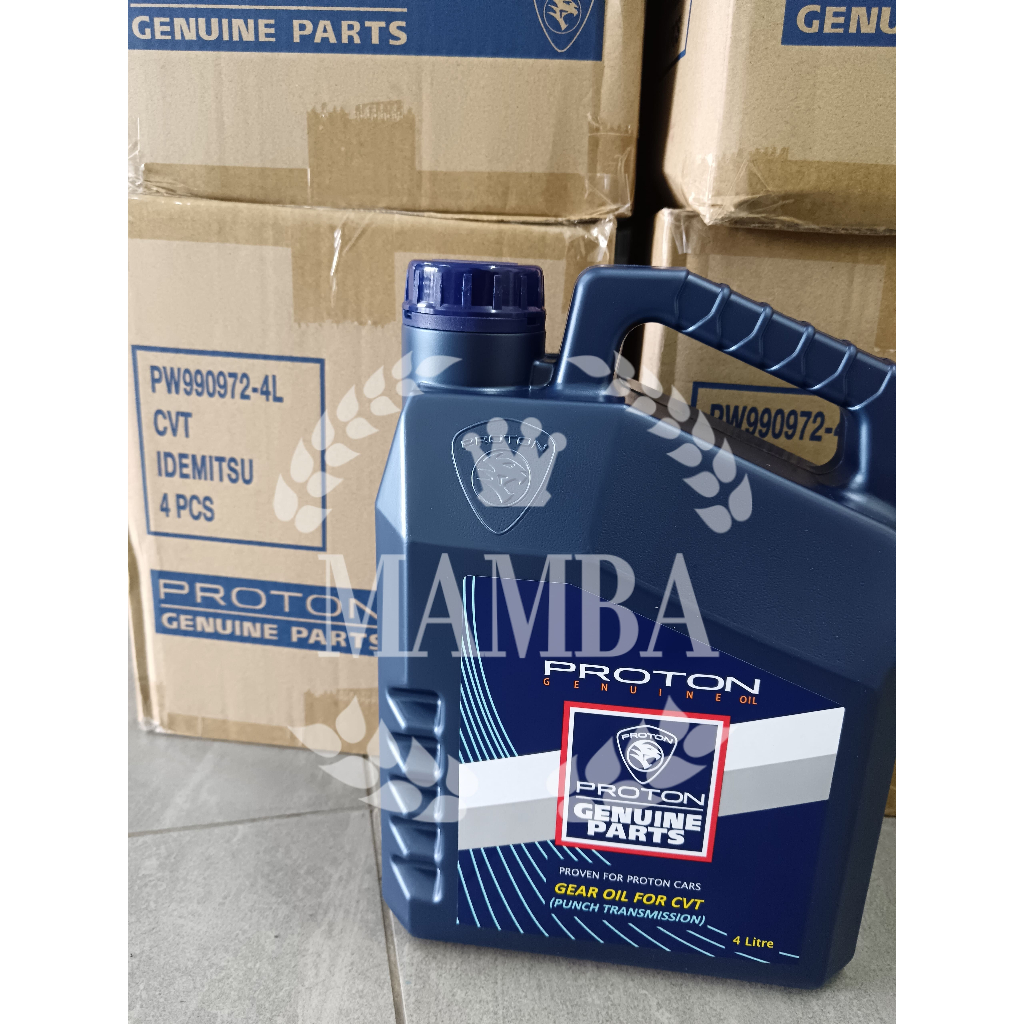PROTON CVT OIL ORIGINAL PW990972 4LTR PROTON FLX, EXORA BOLD,SAGA VVT ...