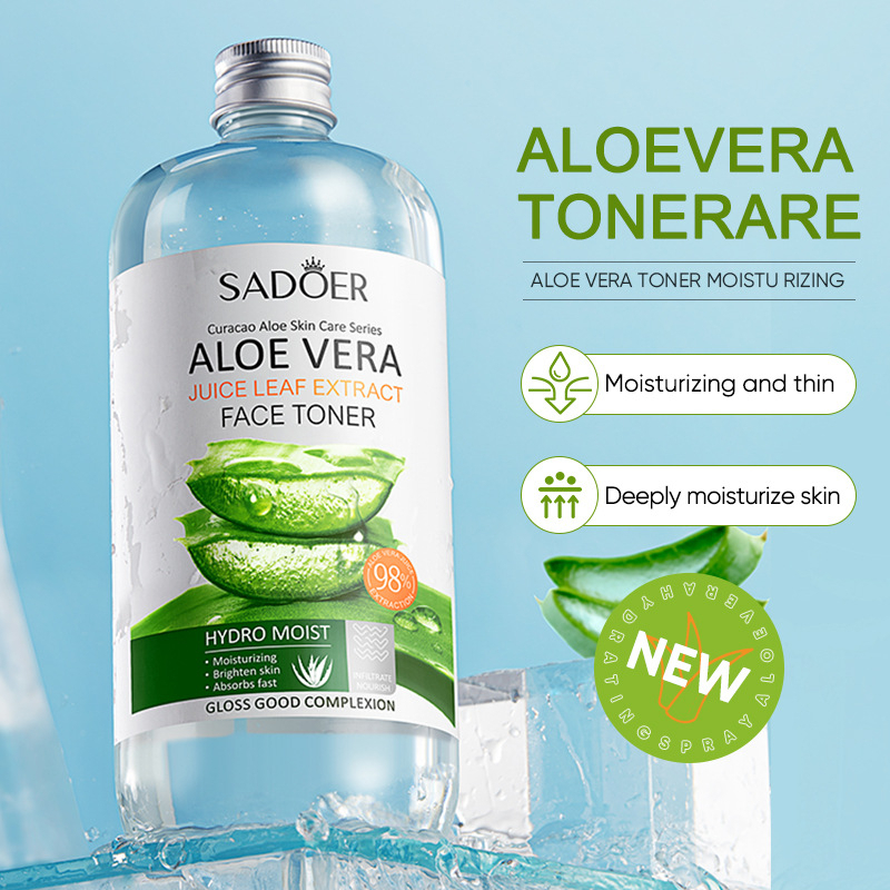 SADOER Aloe Vera water Face Toner Tender Essence nourishing Shrink ...