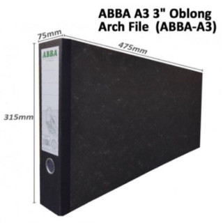 ABBA Arch File A3 Size/ABBA/Oblong 409/Fail Arch/Ring File/File Filing ...