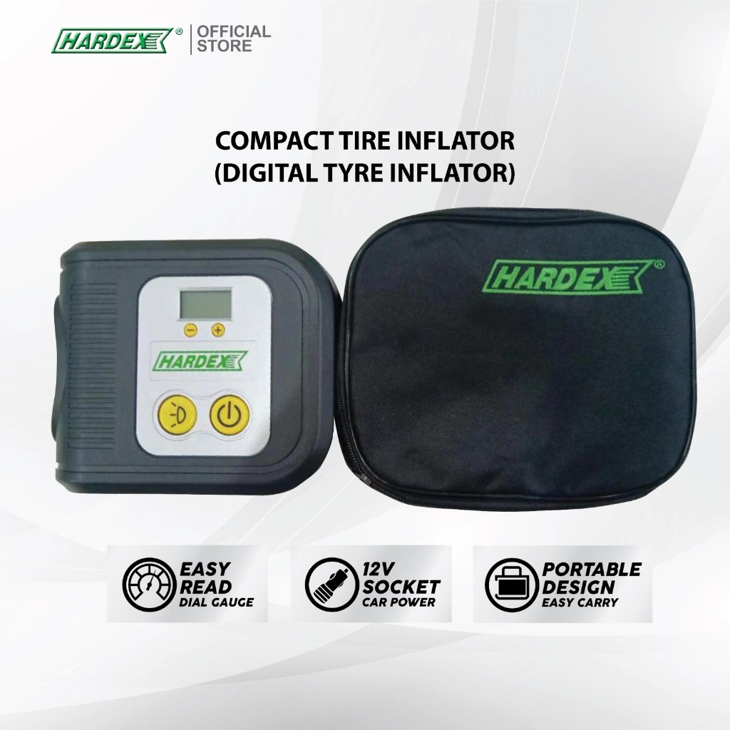 HARDEX Digital Tyre Inflator (P-TI-51808-DIGITAL) | Shopee Malaysia