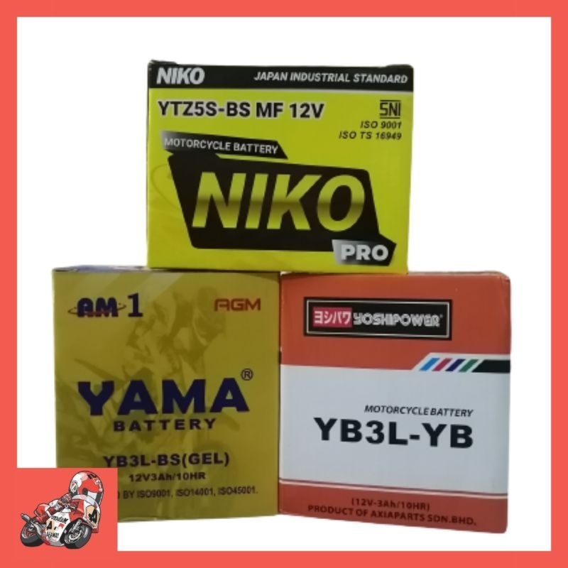 RANDOM BATTERY -- BATERI MOTOR HONDA, YAMAHA, KAWASAKI NINJA 150 ...