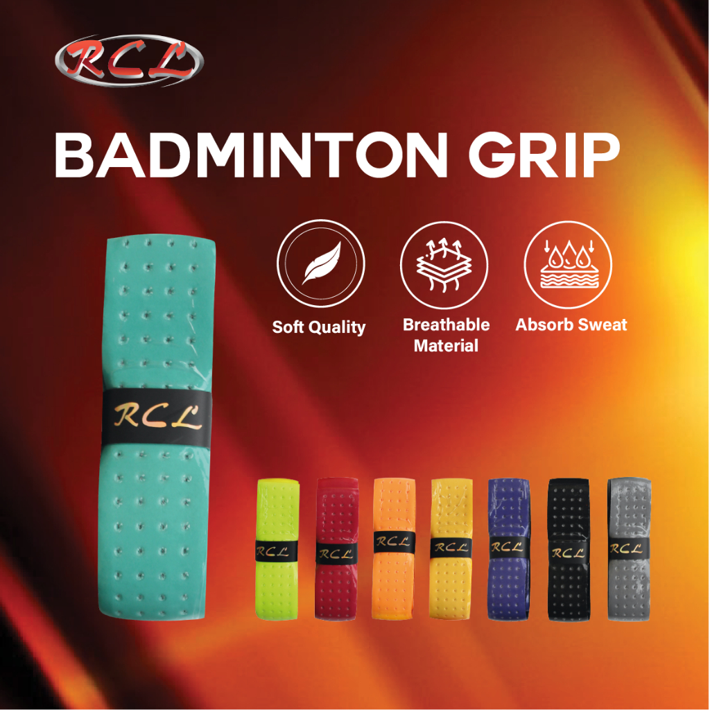 Ready Stock Wholesales🔥RCL [GP215]🎁 [ Badminton Racket Grip 羽球柄手胶 ] 8 ...