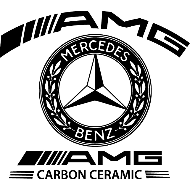 Mercedes Benz Bright AMG Car logo sticker | Shopee Malaysia