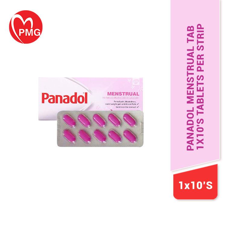 [PMG PHARMACY] Panadol Menstrual Tab - 1x10's Tablets per strip ...