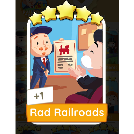 Rad Railroad Monopoly Go! | Shopee Malaysia