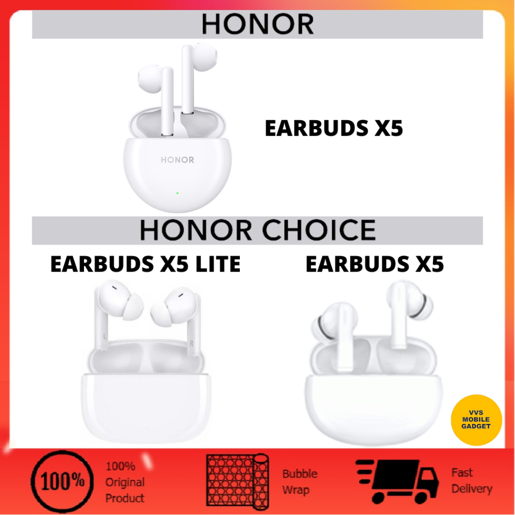 Honor Earbuds X5 / Honor Choice Earbuds X5 / Earbuds X5 Lite | Shopee ...