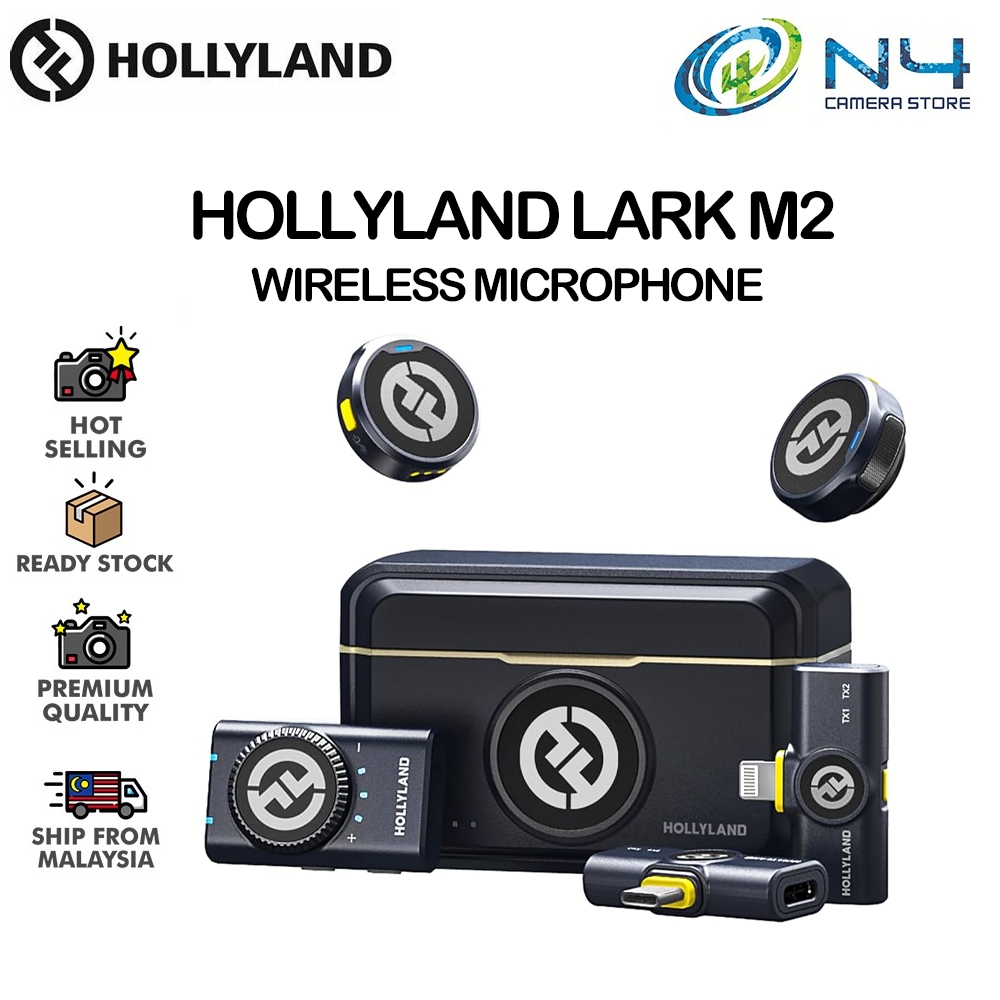 Hollyland Lark M2 Combo | Duo | USB-C | Mi Wireless Microphone System ...