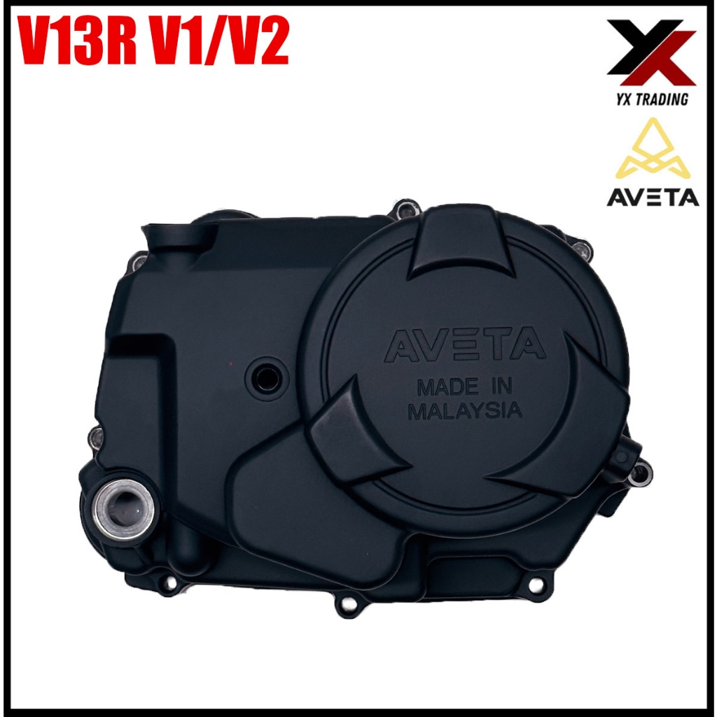 AVETA V13 V13R V1 V2 RIGHT CRANKCASE COVER COMP *MATT BLACK* | Shopee ...
