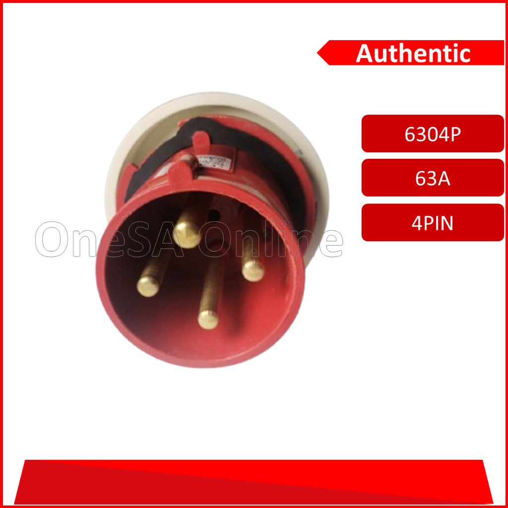 63A 4PIN INDUSTRIAL PLUG(6304P) | Shopee Malaysia