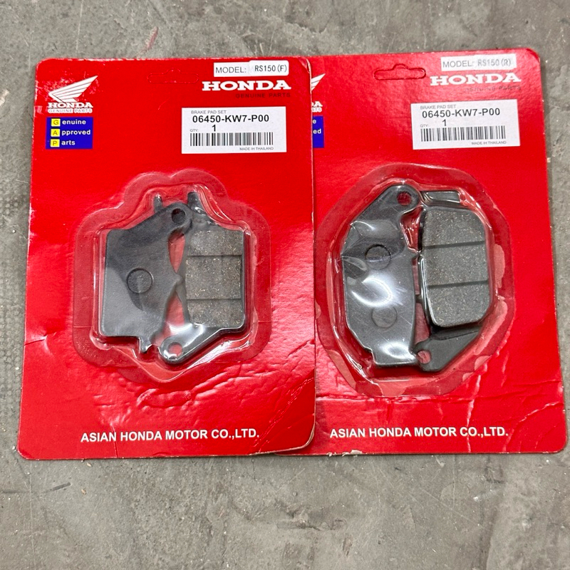 Honda RS150 Brek Disc Brake Pad Front DEPAN / Rear RS150 Brek Disc ...