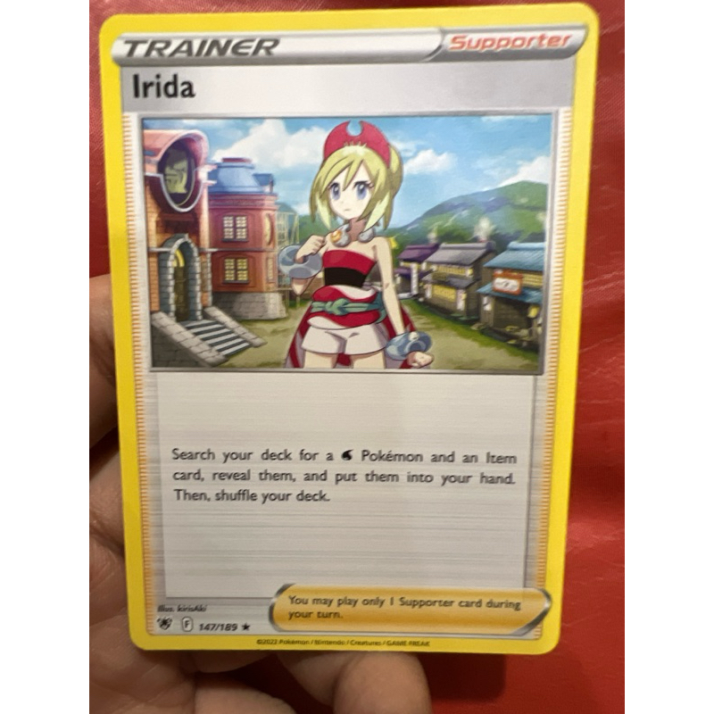 Pokemon Tcg - Playable trainer Irida | Shopee Malaysia