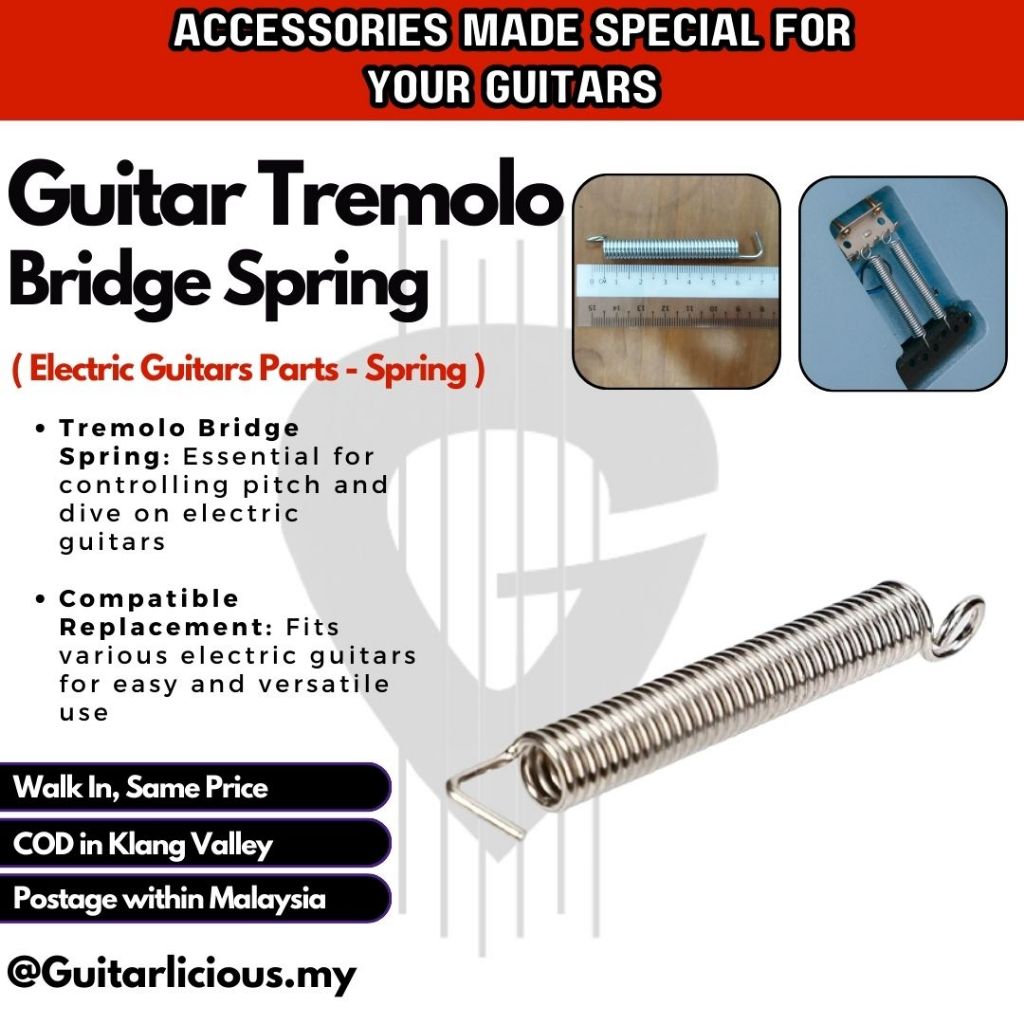 Electric Guitar Tremolo Bridge Spring Compatible Replacement Guitars ...