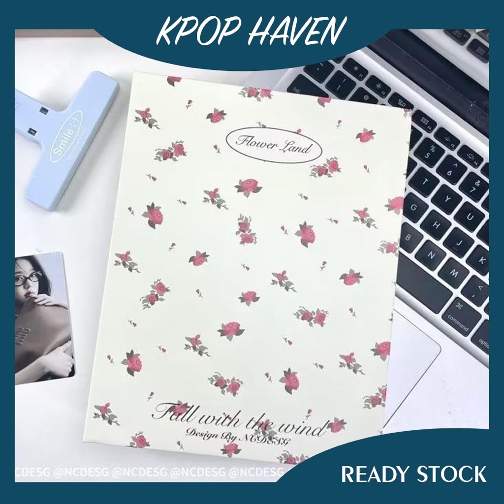 Ins A5 Binder Vintage Flower Series 3 Inch Photo Album Cartoon ...