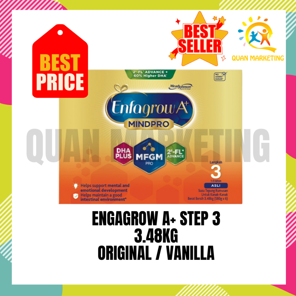 Enfagrow A+ MindPro Step-3 [3.48kg] - Original/Vanilla | Shopee Malaysia