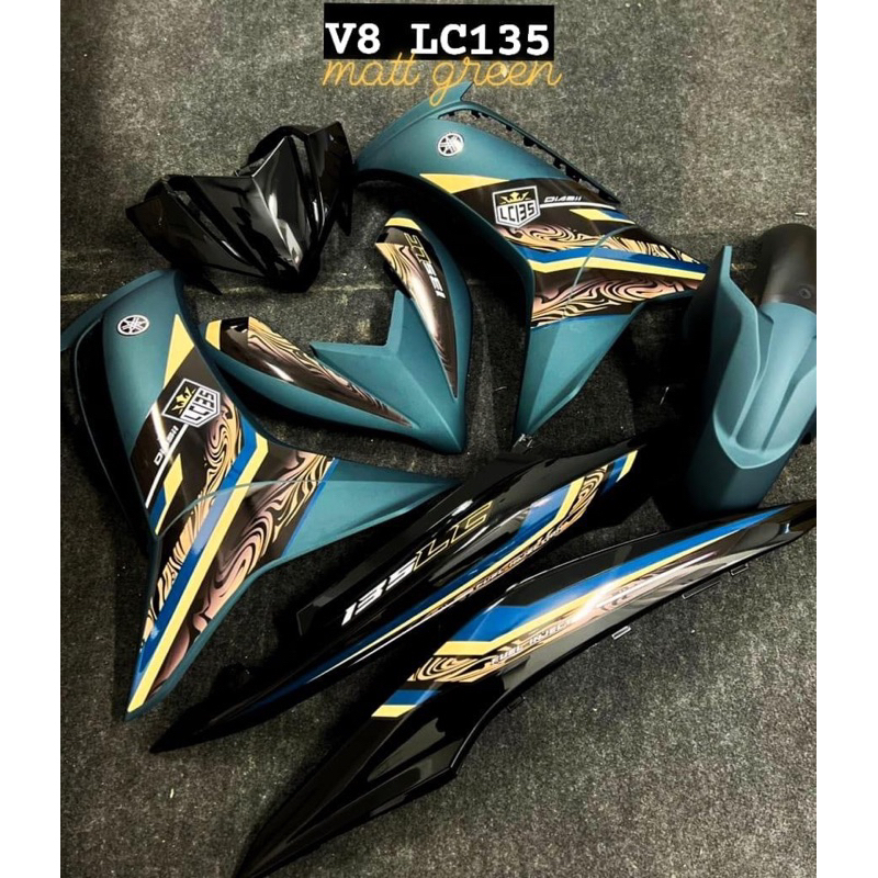 COVERSET YAMAHA LC135 V8 BATIK | Shopee Malaysia