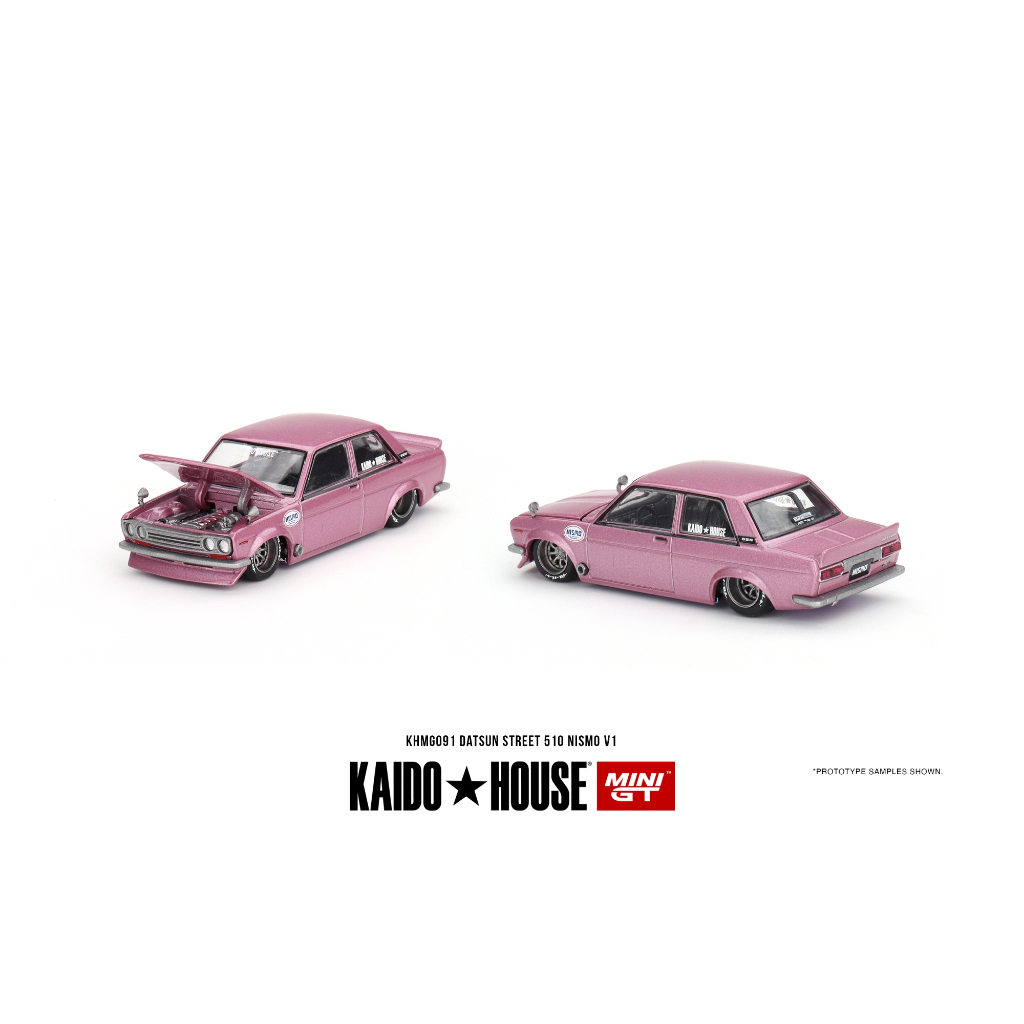 Kaido House x MINI GT ( KHMG091 ) Datsun Street 510 Nismo V1 Pink ...