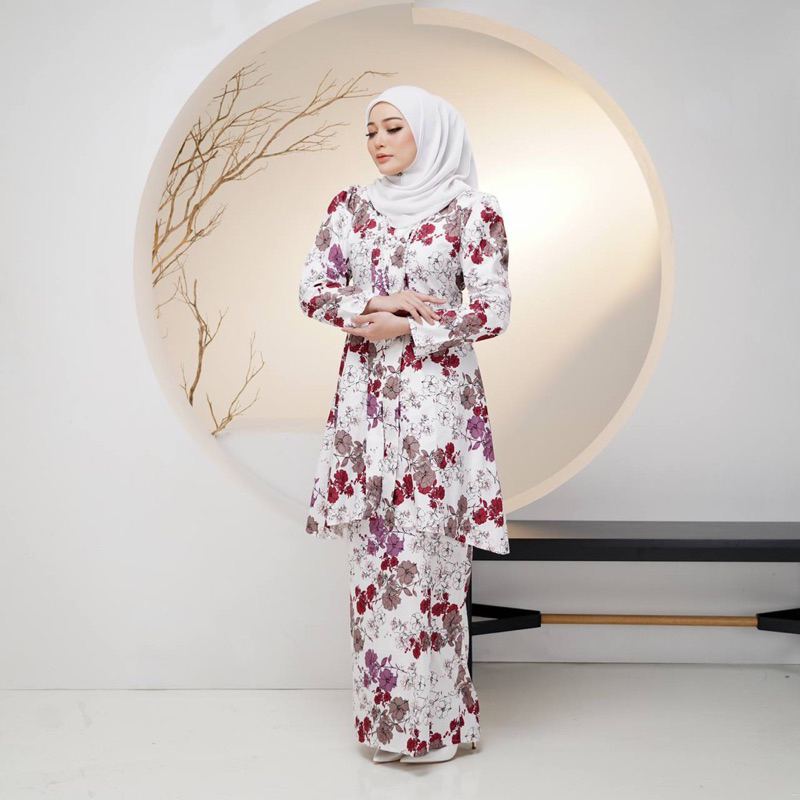 Kebaya Bunga Anggun (XS - 2XL) | Shopee Malaysia