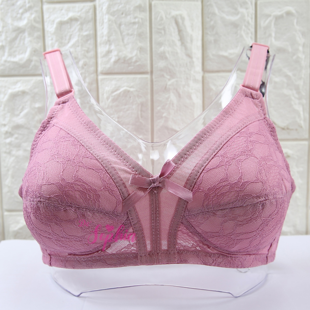 Full Cup Bra Women [Bra ANNAH] Plus Size Cup B/C Wireless Bra / Baju ...