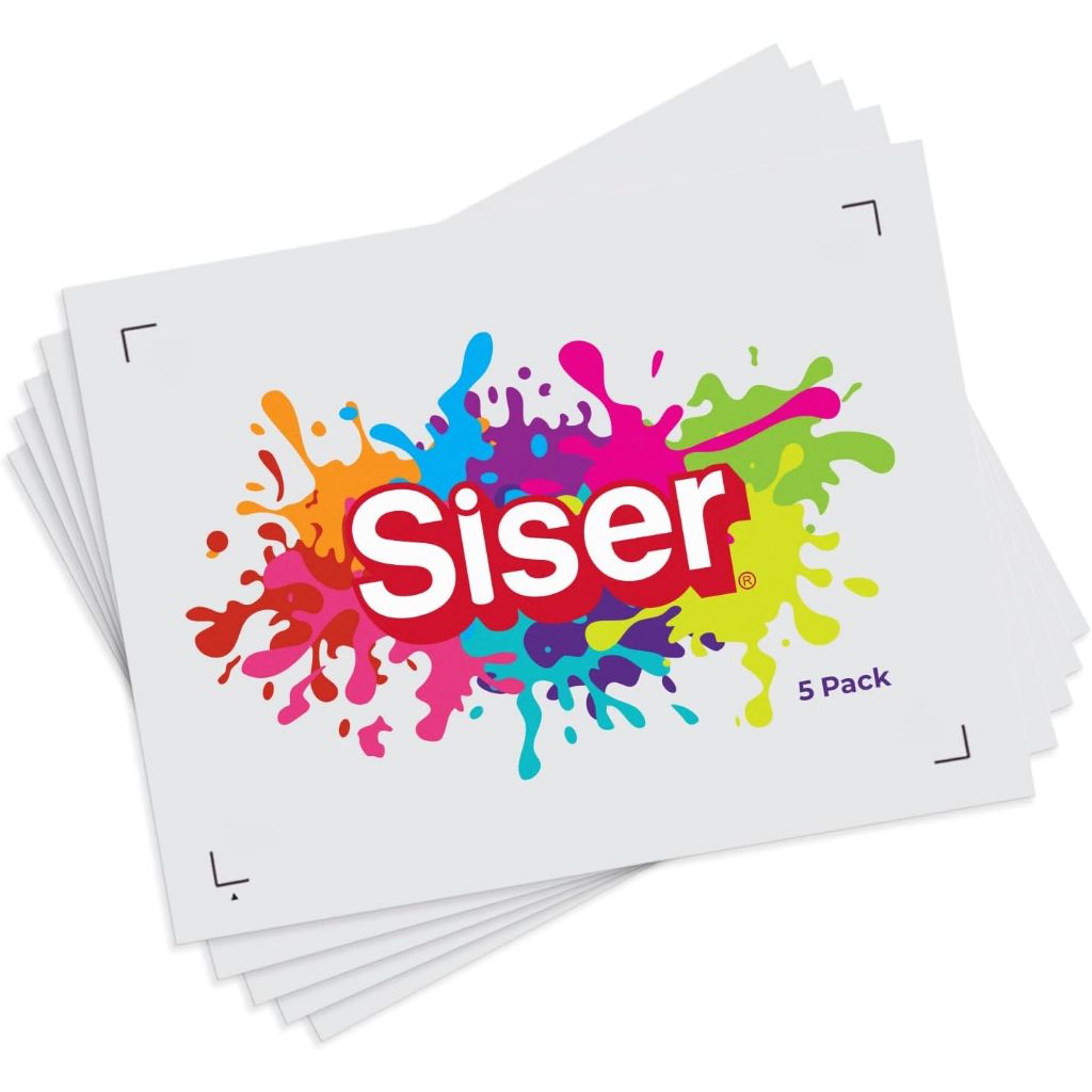 Siser EasyColor DTV A4 Sheets - Inkjet Printer Compatible Heat Transfer ...