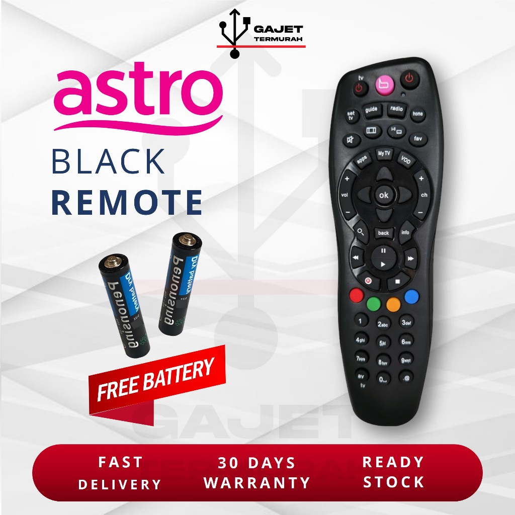 Alat kawalan jauh 10in1 ASTRO Remote Control for TV HYPP/BYOND/PVR/NJOI ...