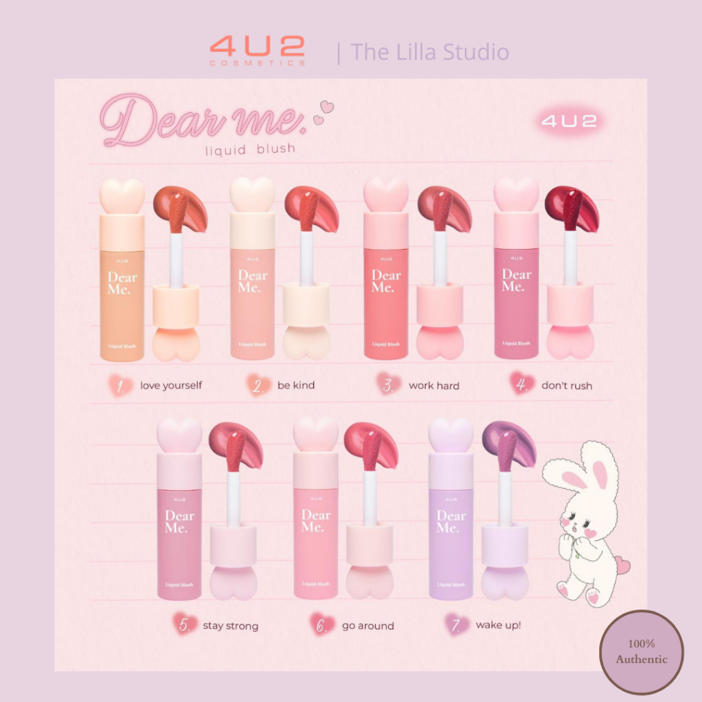 4U2 DEAR ME LIQUID BLUSH (3 Use Lip, Eyes, Cheek) | Shopee Malaysia