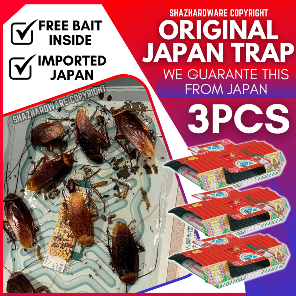 3PC Pest Control King Kong Trap A Roach Hoy Hoy Cockroaches & Lizards ...