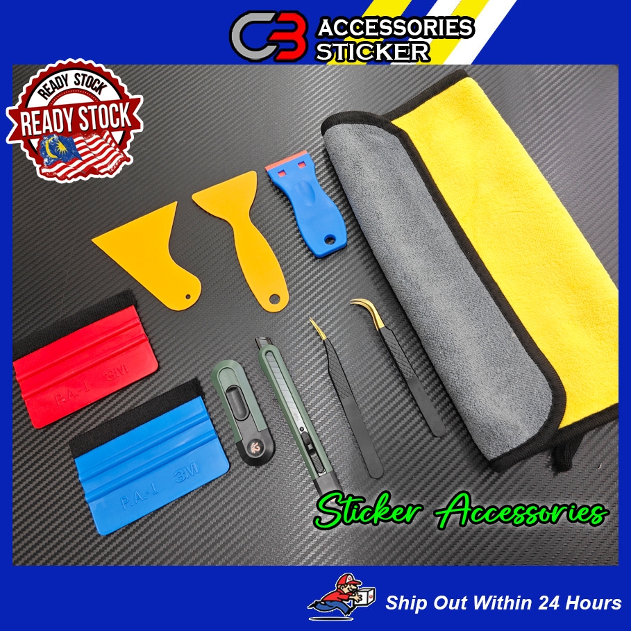 Sticker Accessories Sticker Tool Microfiber Towel Squeegee Wrap Vinly ...