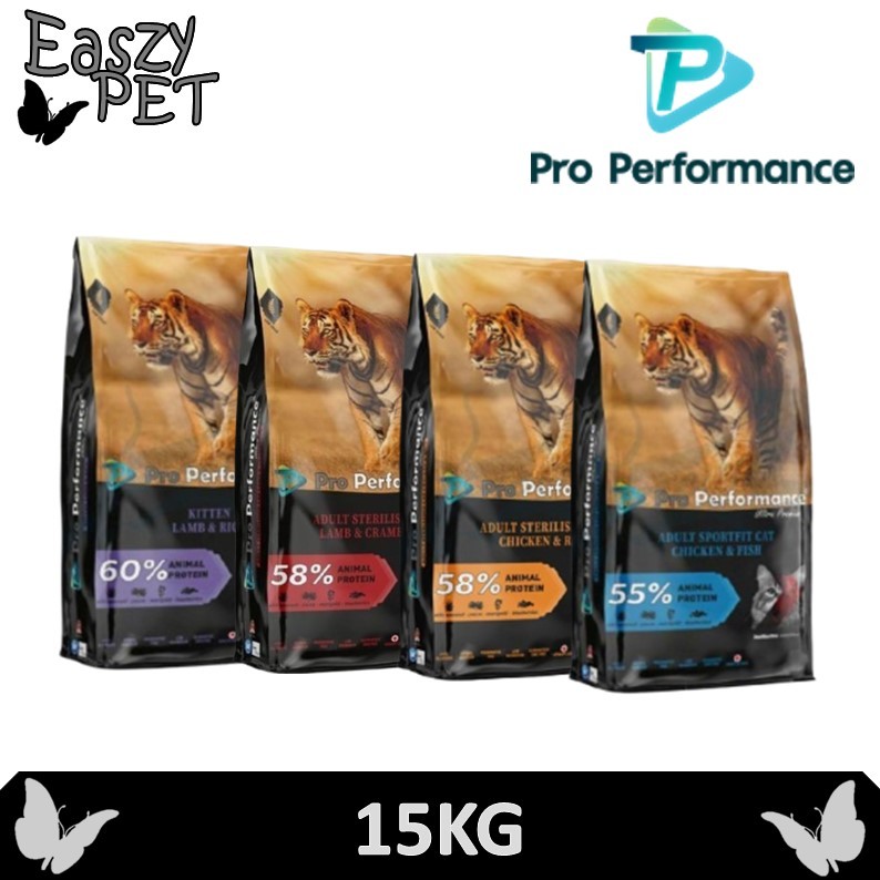 Pro Performance Ultra Premium Cat Food 15kg Adult Cat Food / Kitten Cat ...