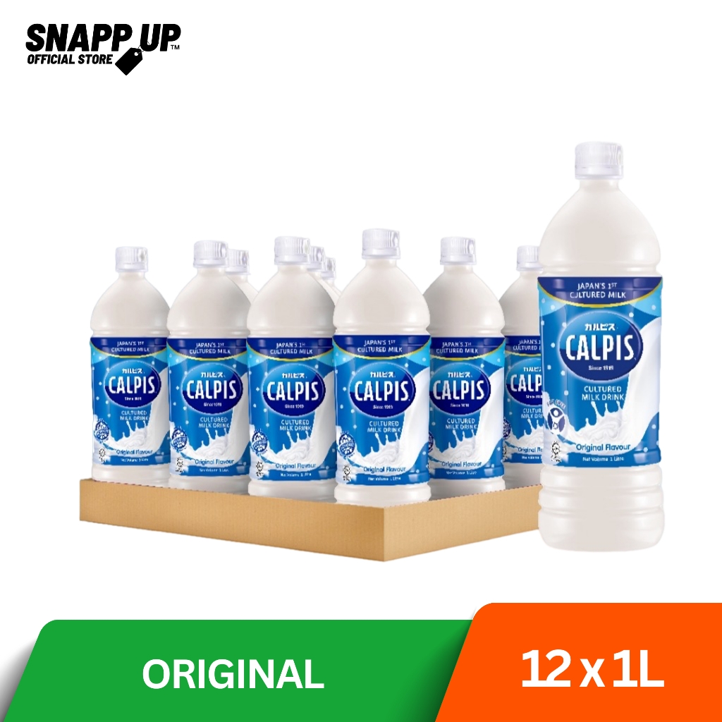 Calpis Cultured Milk Grape/Mango/Original 1L x 12 | Shopee Malaysia