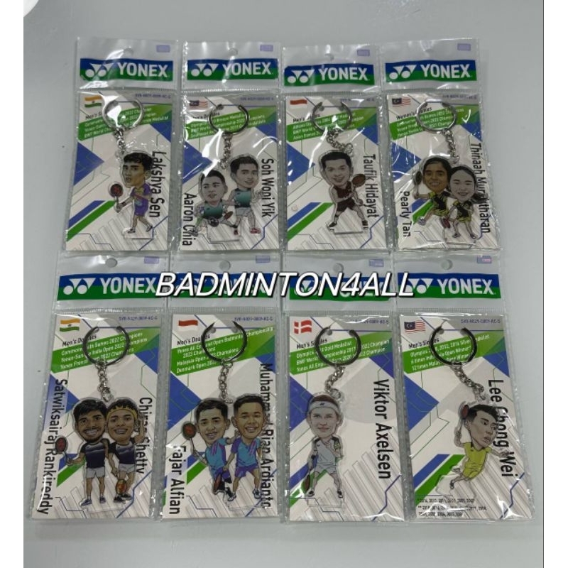 YONEX BADMINTON PLAYER KEYCHAIN (with stand) LIMITED EDITION ️100 ...