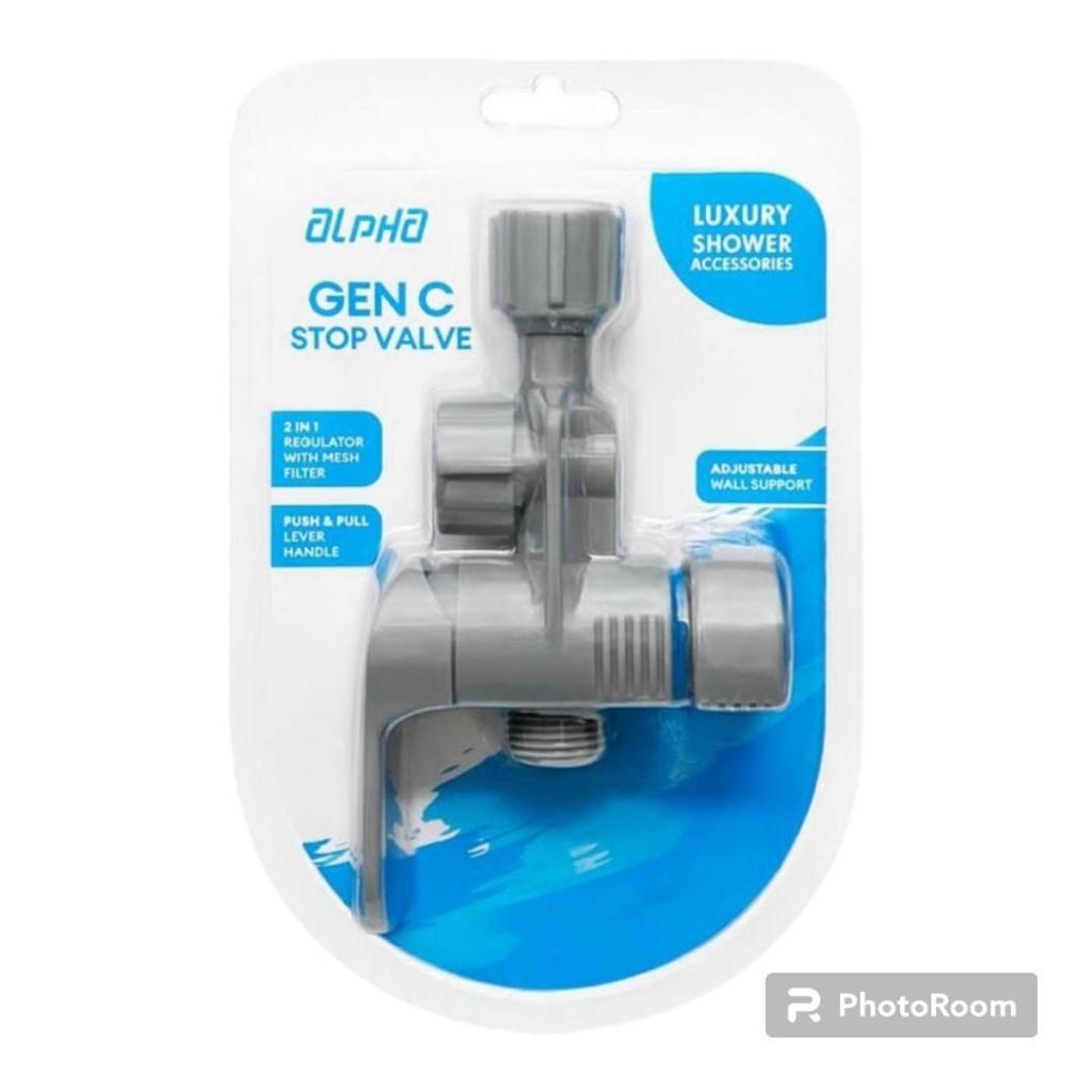 Alpha Stop Valve Gen C Grey/White Original/water heater valve alpha ...