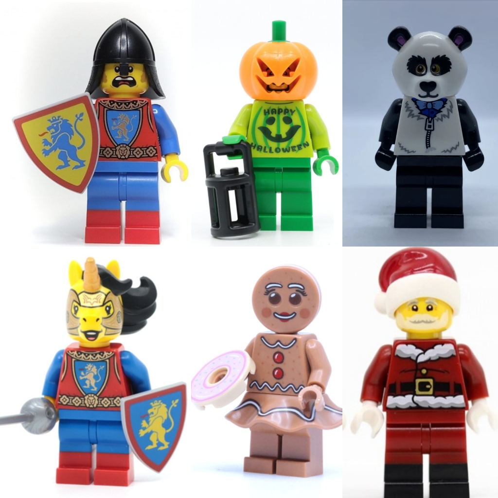 Lego BAM Build A Minifigure Collection Lion Knights' Castle Horse-Faced ...