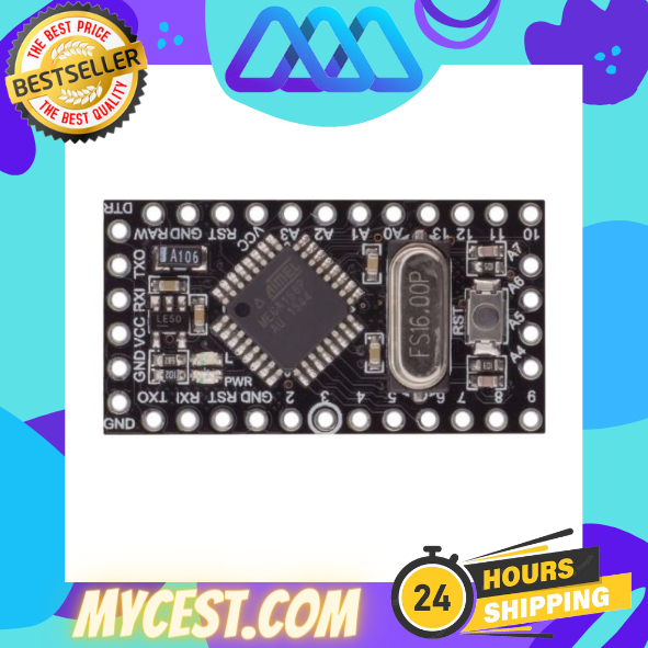 Pro Mini Atmega168p 5v 16m Optional Arduino Pro Mini Compatible Shopee Malaysia