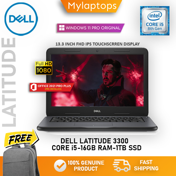 DELL LATITUDE 3300/3310 [CORE i5-8TH GEN / UP TO 16GB RAM & 1TB SSD] 13 ...