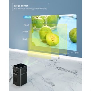 Nano Projector 9000Lumens⭐4K Projector 1080P Office Home Smart LCD LED ...