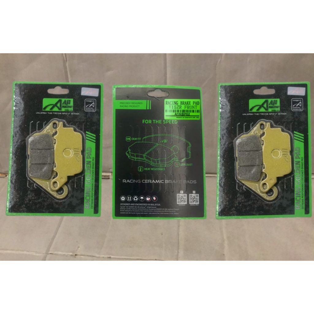 AJI RACING BRAKE PAD * FRONT * Y15 / Nmax 155 / NVX 155 / EGO SOLARIZ ...